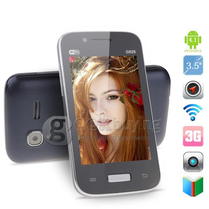 YXTEL G926 3.5Inch WVGA Capacitive Screen SC6820 1GHz Smart Phone 3.0MP ...