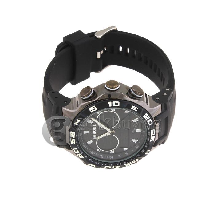 SHHORS 80071 Water Resistance Sports Watches - Black