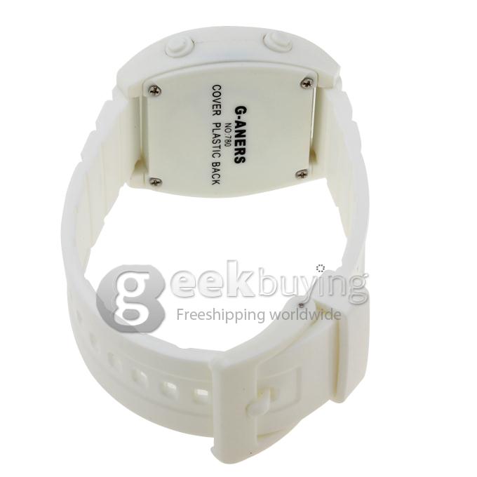 780 Fashion Style Plastic Sports Watches - White