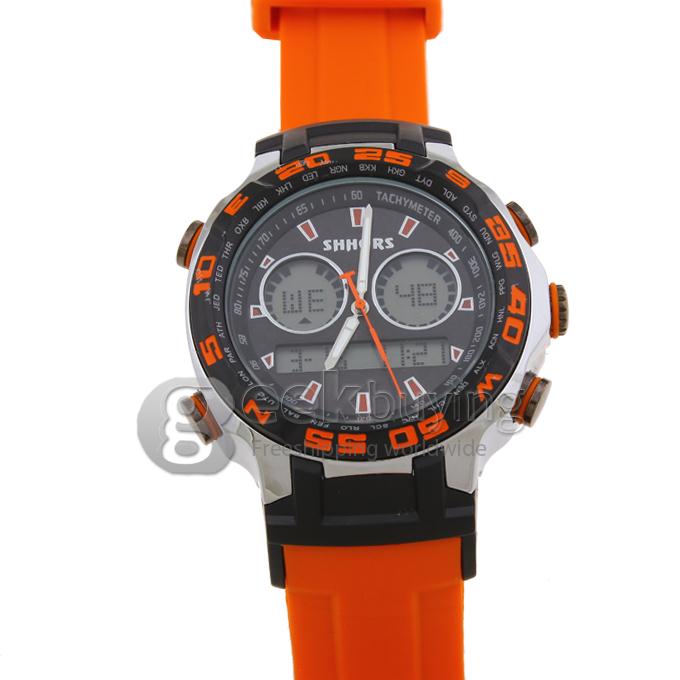 SHHORS 80071 Water Resistance Sports Watches - Orange