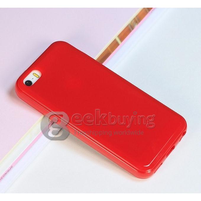 Simple Glossy Soft Silicone Rubber TPU Skin Back Cover Case for iPhone ...