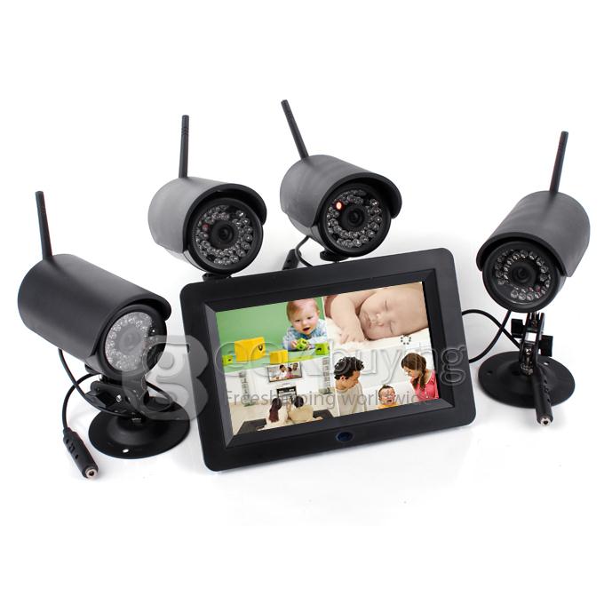 7 Inch Wireless Camera Monitor System for Office/Baby DVR Monitoring