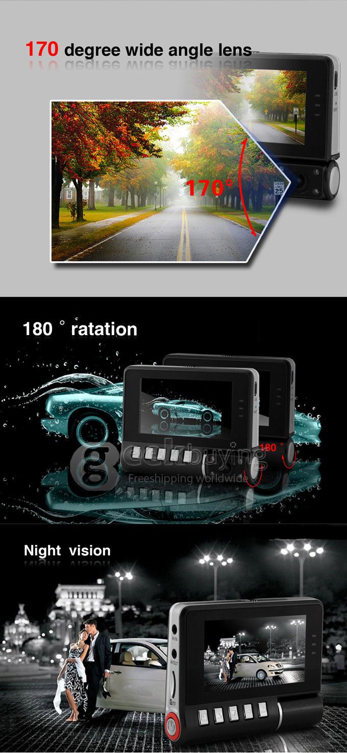 BLACKVIEW BL2000 Novatek H.264 1920*1080P 30fps 2.7inch 170 Degree Wide ...