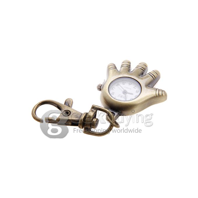 The Palm Style Unisex Alloy Analog Quartz Keychain Watch