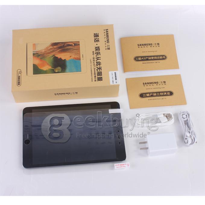 SanMeng A5 Qualcomm 7.85" Tablet PC Phablet Android 4.2 Quad Core