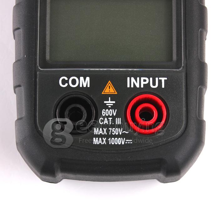 ACM03 Blue Digital Multimeter AC DC Current Clamp Meter Backlight Cap