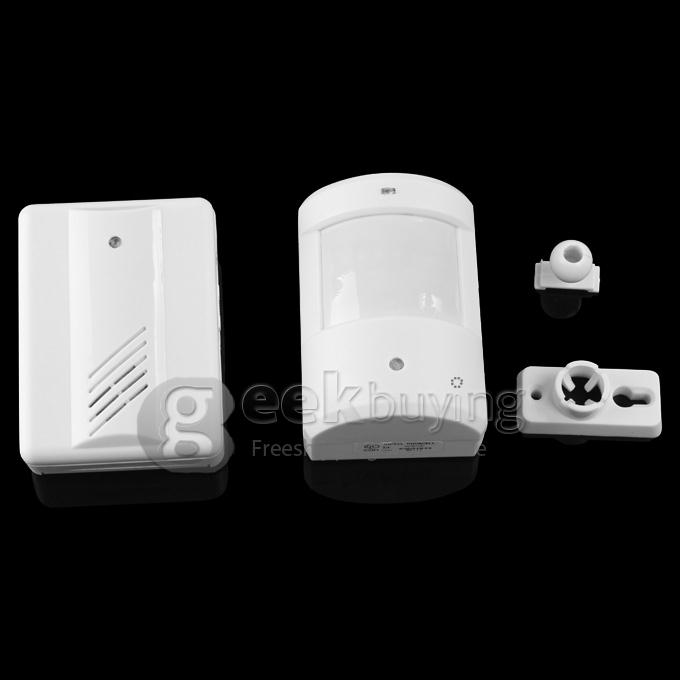 Wireless Infrared Monitor Sensor Detector Entry Door Bell Alarm