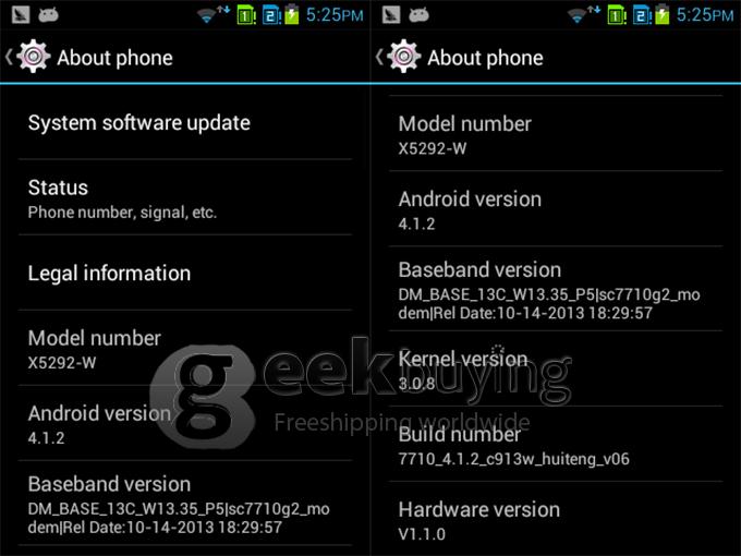HTM X5292 3.5Inch Multi-Touch Screen Spreadtrum SC7710 1.0GHz 256MB+512MB Smartphone with 3G/GPS ...