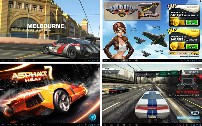 JXD S7800B 2GB/16GB RK3188 7 inch Android Game Tablet PC GamePad ...