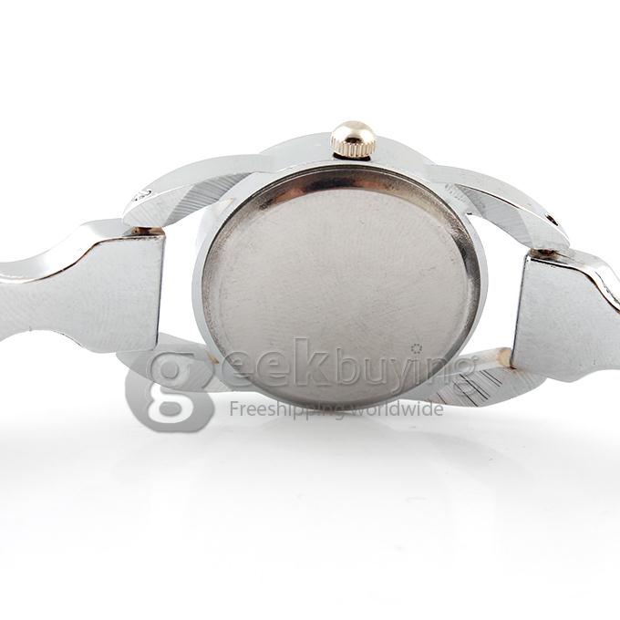 LC Women's Watch Silver Butterfly Round Dial Quartz Wrist Wacth