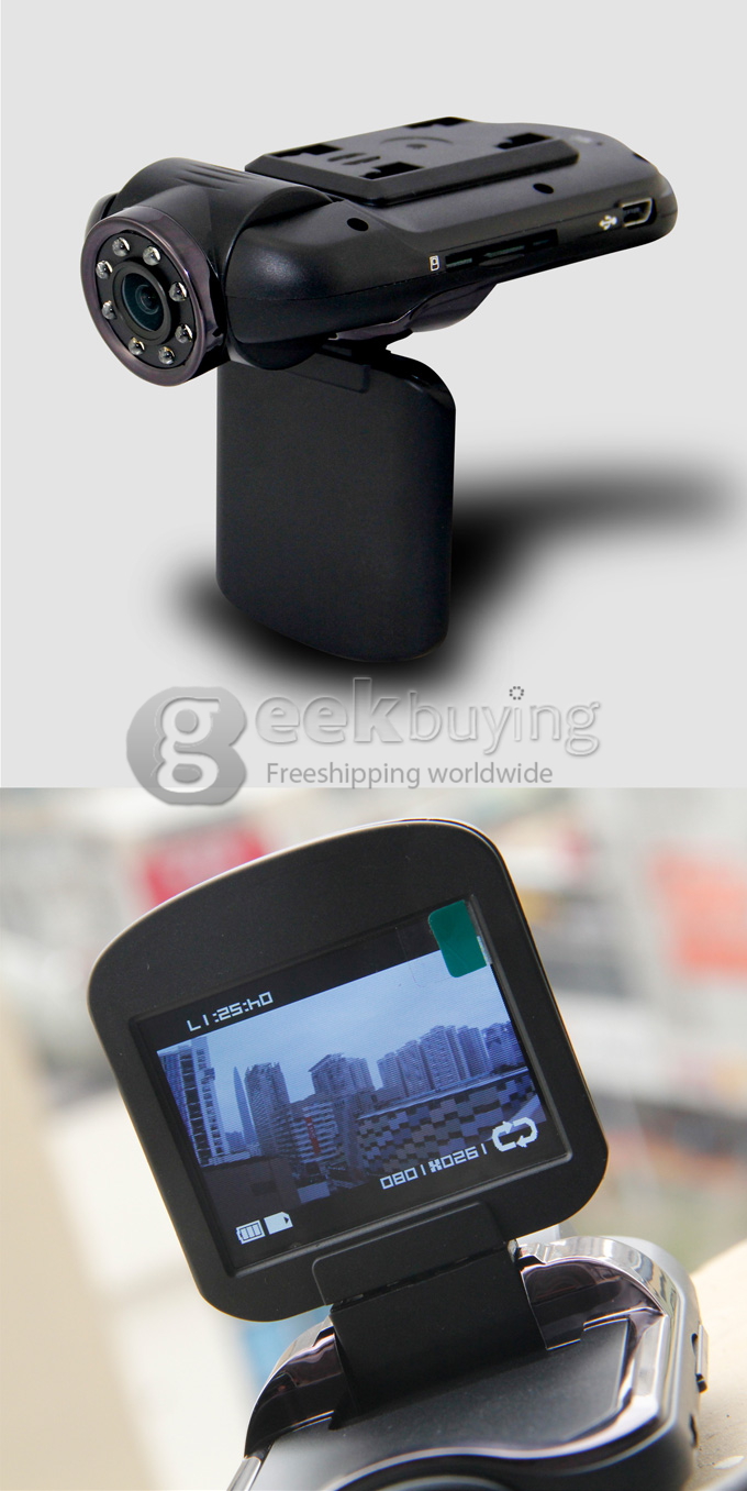 Car DVR F8000 Ambarella H.264 1080P 2" 140 Degrees Night Vision