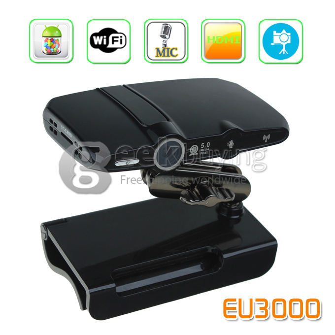 EU3000 Allwinner Dual Core Android 4.2 OS A20 Cortex-A7 1.5GHz Mini TV ...
