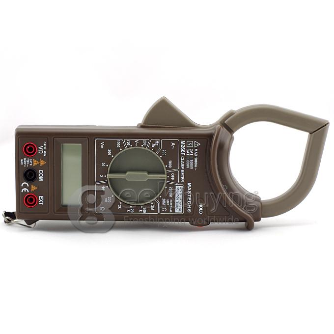 MASTECH M266F Digital AC Clamp Meter AC Current Resistance Tester