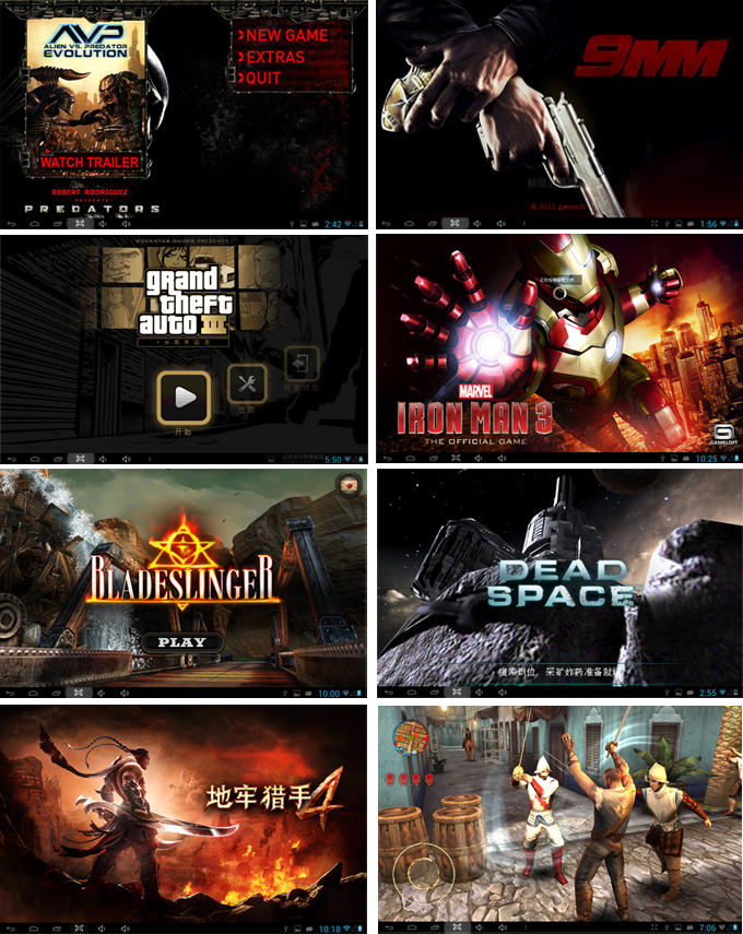 JXD S7800B 2GB/16GB RK3188 7 inch Android Game Tablet PC GamePad ...