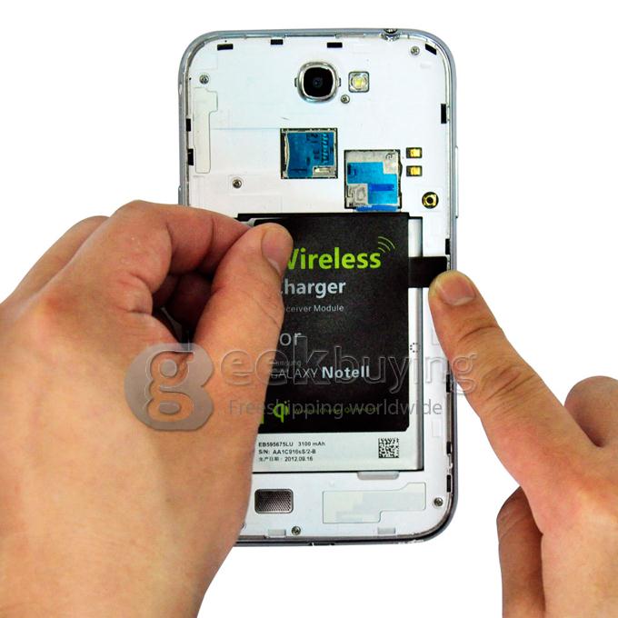 Qi Wireless Charging Receiver Pad for Samsung Galaxy Note 2 II N7100