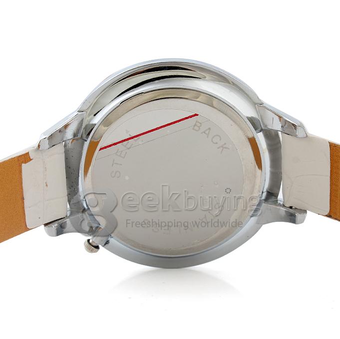 Rocky L309 Round Dial Women Wrist Watch with Leather Watchband