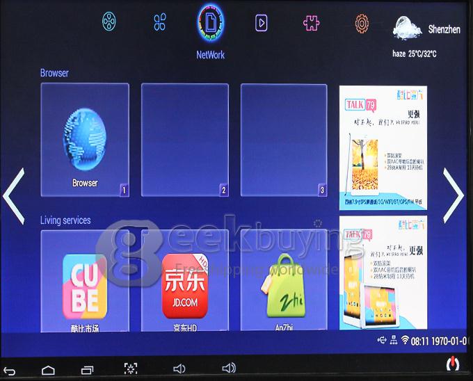 CUBE A1 Amoligic M6 1G/4G Network Player WIFI Network TV set top box