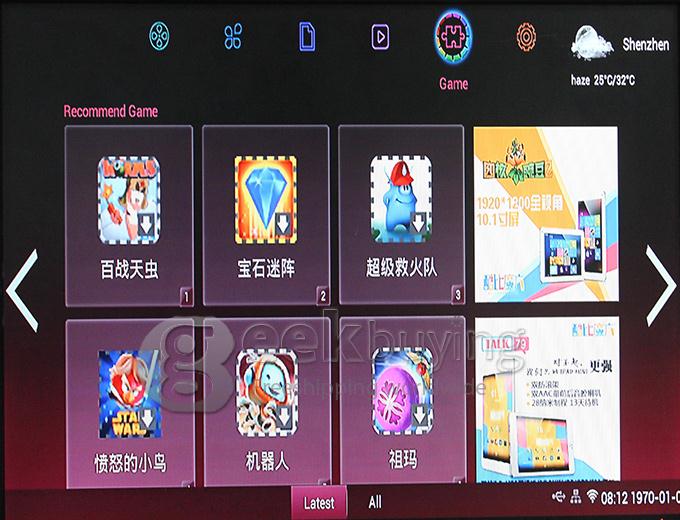 CUBE A1 Amoligic M6 1G/4G Network Player WIFI Network TV set top box