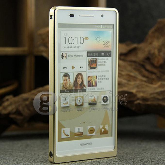 Ultra-thin Luxury Aluminum Metal Case Cover for Huawei Ascend P6