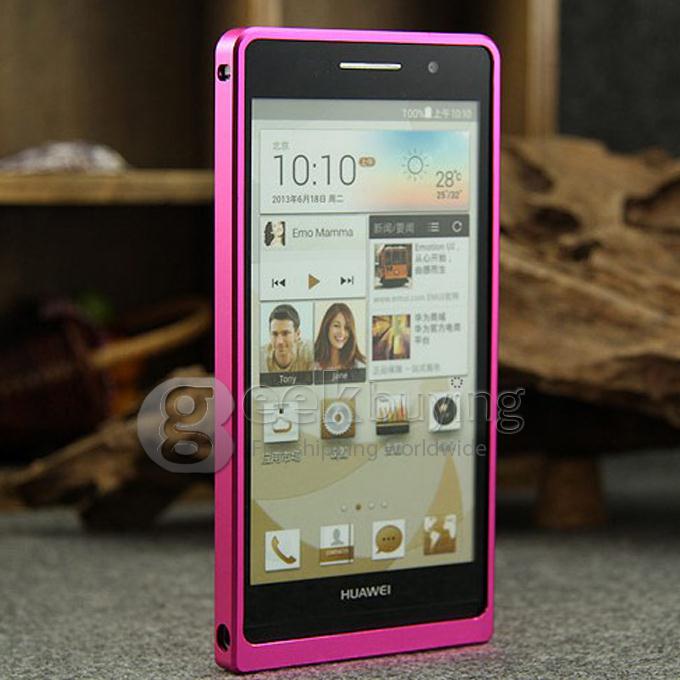 Ultra-thin Luxury Aluminum Metal Case Cover for Huawei Ascend P6