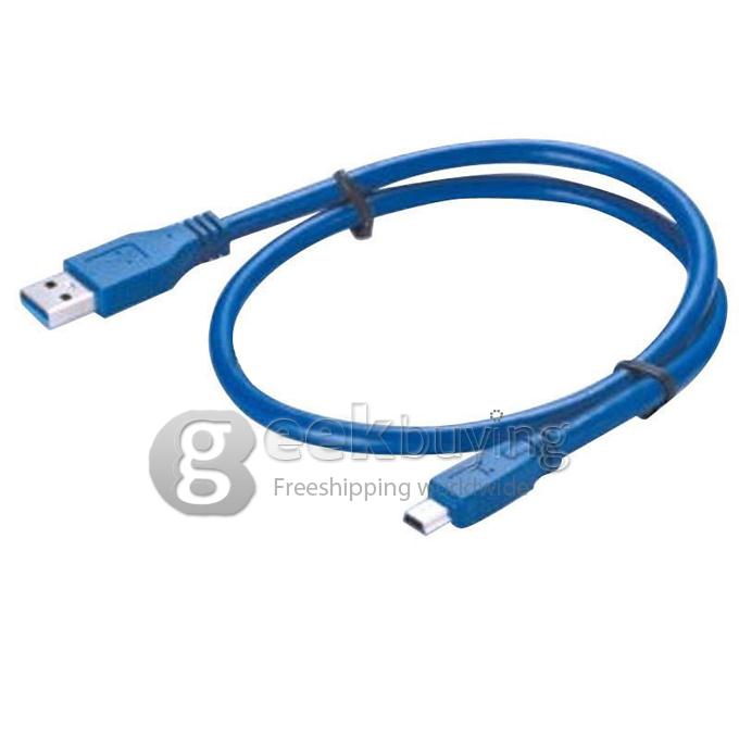 0.6M USB 3.0 High Speed Connection Cable A Male to mini 10P Male