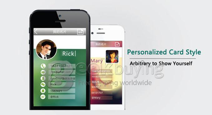 GalaRing Smart GalaCard C1 Fashion NFC card for Phone Exchange Card