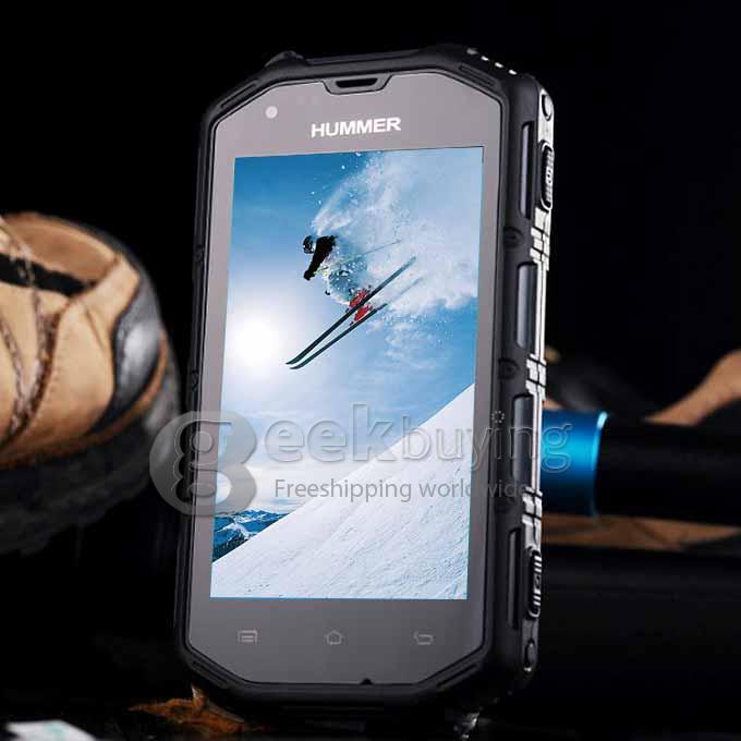 Hummer H5 Waterproof Ip67 phone 4inch IPS screen android 4.2 512MB+4GB ...