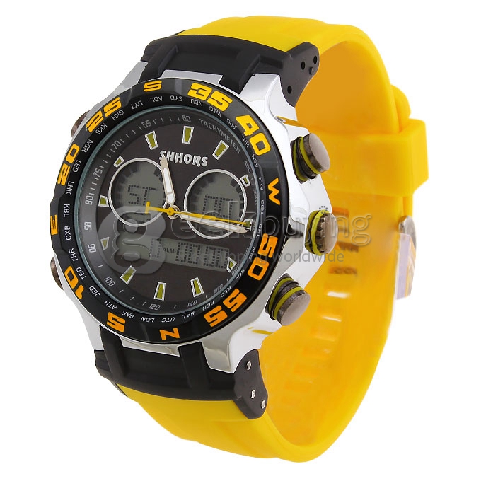 SHHORS 80071 Unisex Multi-function Water Resistance Sports Watch
