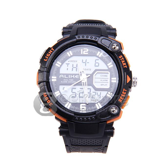 ALIKE Waterproof Digital & Analog Quartz Sport Watch for Men