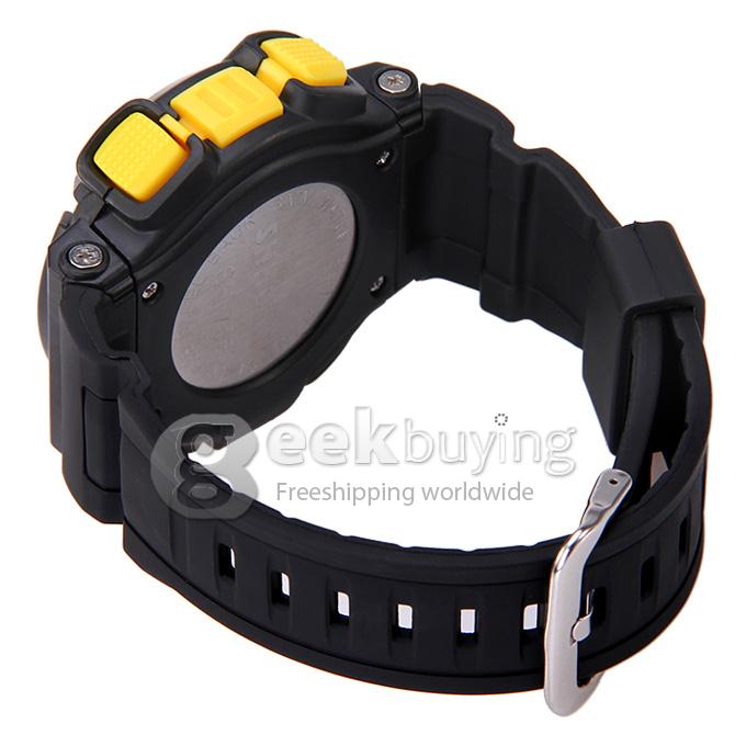 SHHORS SH-756 Men's 30M Waterproof LCD Digital Sport Watch Stopwatch