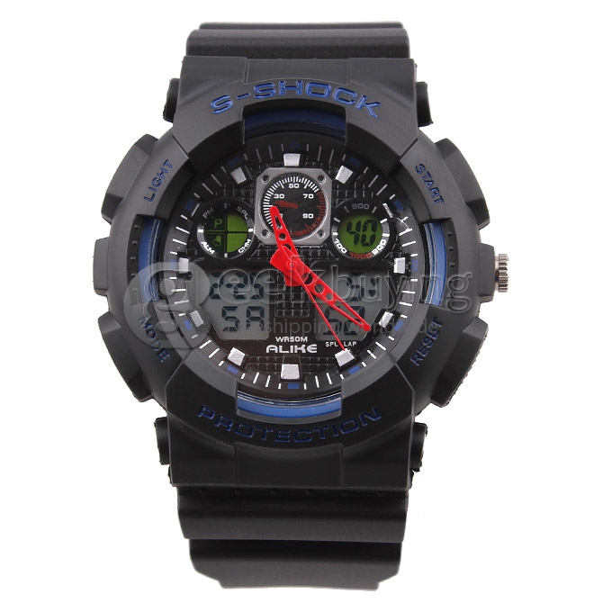 ALIKE AK1055 Unisex Plastic 50 Meters Waterproof Sport Watch