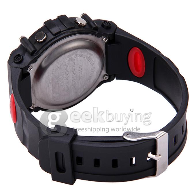 iTaiTek 812 Round Digital Sports Watch with Plastic Strap