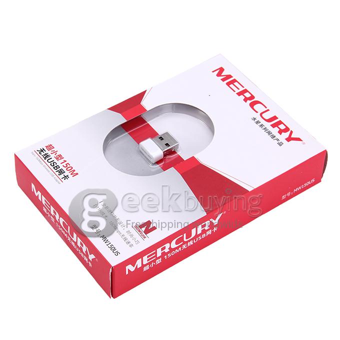 MERCURY MW150US Nano USB 2.4GHz 802.11b/g/n Wireless Network Adapter