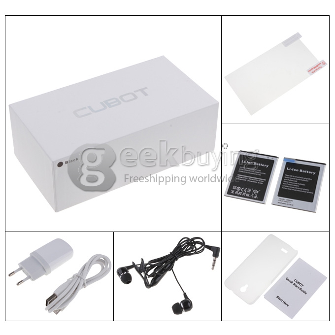 CUBOT ONE MTK6589T Quad Core 1.5GHz 4.7Inch Android 4.2 OS Smartphone 1G RAM 8G ROM 12.6MP 3G ...