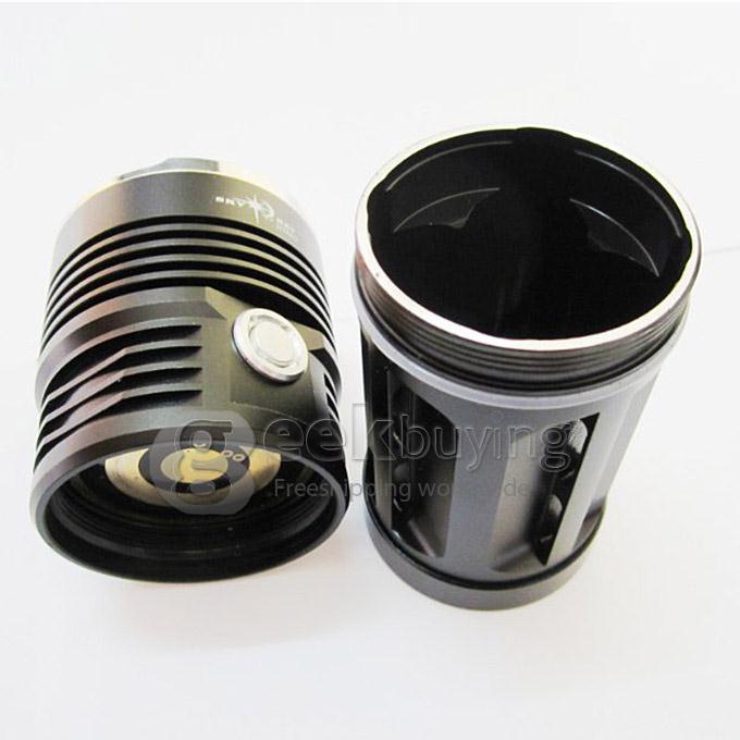 Skyray King 3xT6 CREE T6 XM-L 3800LM LED White Flashlight Torch for ...