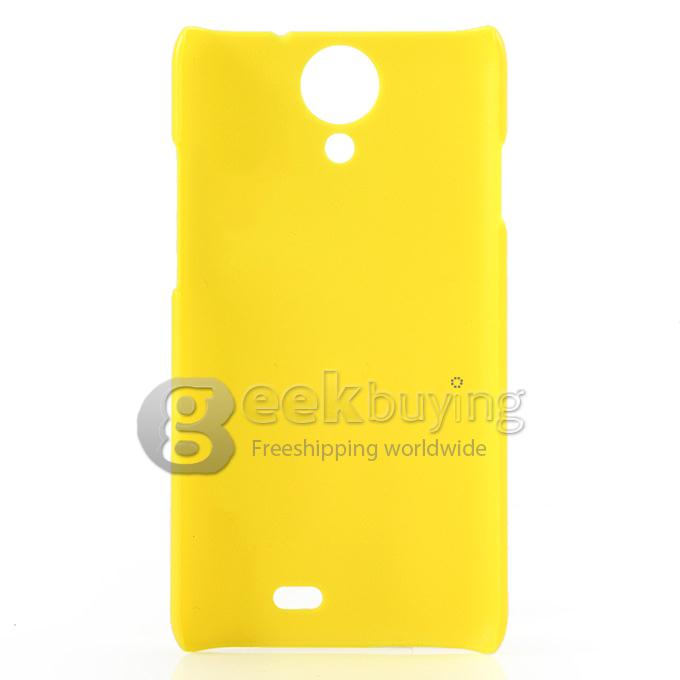 Protective Hard Case Snap-on Cover Shell for Mpie Mini 809T - Yellow