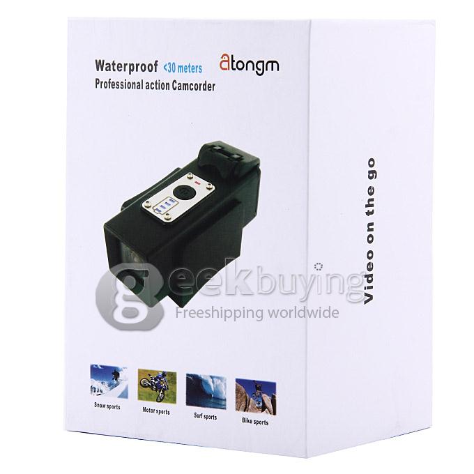 Atongm DV20 Action Camcorder HD 1080P Sports Camera Waterproof