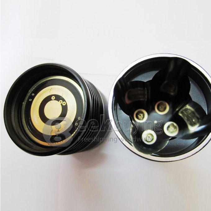 Skyray King 3xT6 CREE T6 XM-L 3800LM LED White Flashlight Torch for ...