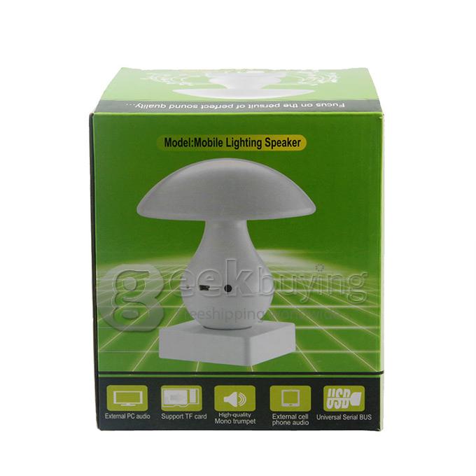LED Mushroom Bluetooth Speaker Touch Sensor Sound Speaker TF MP3 Player ...