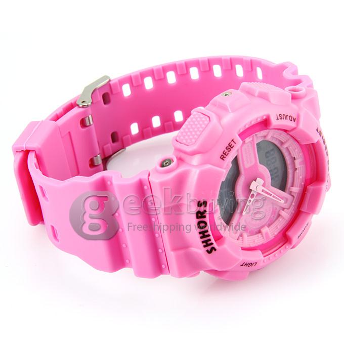 Unisex Fashion LED Sport Analog-Digital Quartz Wrist Watch