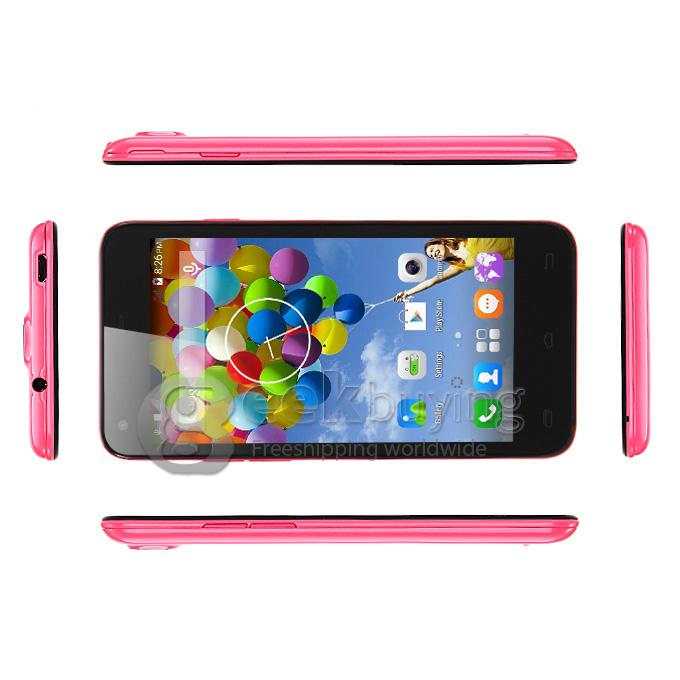 Mpie Mini 809T MTK6582 4.5" Android4.4 Smartphone 4GB QHD 5MP 3G/OTG