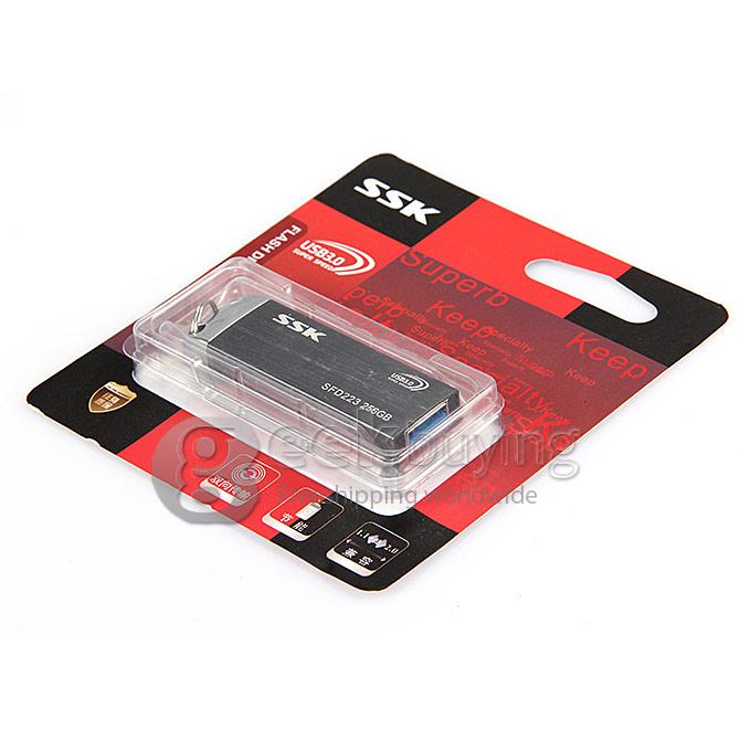 SSK SFD223 256GB USB 3.0 Super Speed Flash Drive USB Memory Stick
