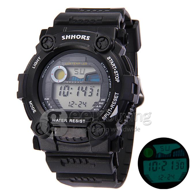 Unisex Fashion Sport LED Analog-Digital Quartz Wrist Watch