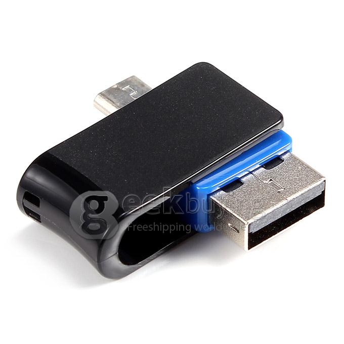 PNY OU1 Smart Phone 8GB USB 2.0 + OTG Micro USB Flash Drive U Disk