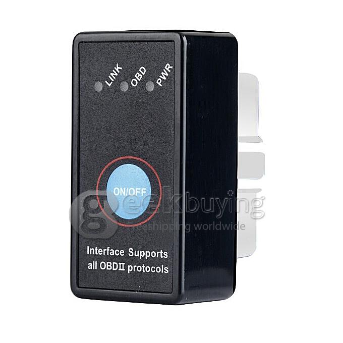 Bluetooth ELM327 OBD2 Diagnostic Scanner With Power Switch