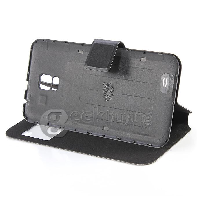 Protective PU Leather Hard Case Cover Shell for MPIE C5000 - Black