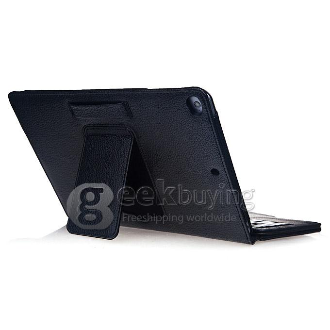 Wireless Bluetooth ABS Leather Keyboard Case for Apple iPad Air 2