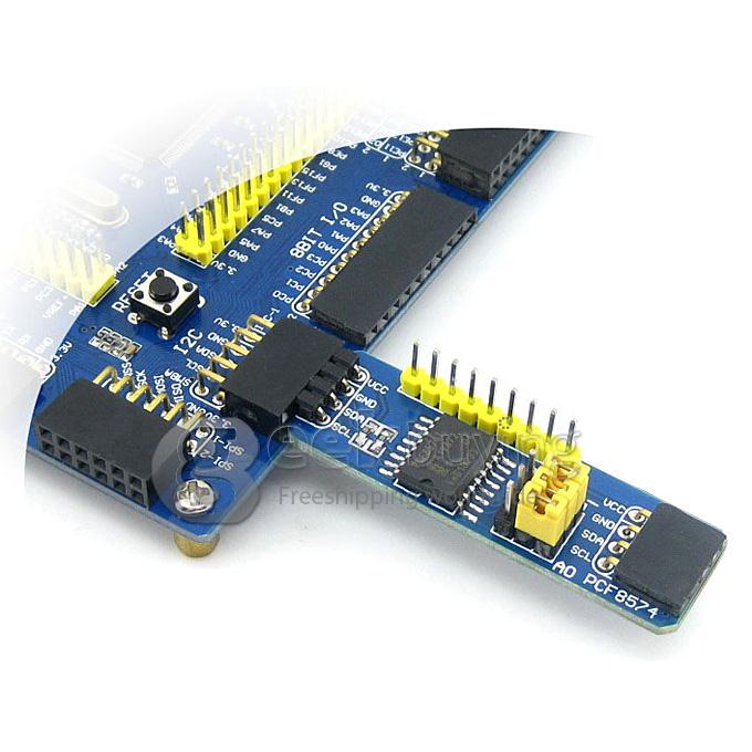 PCF8574 8-bit IO Expander Board I2C Bus Evaluation Development Module PCF8574 8-bit IO Expander Board I2C Bus Evaluation Development Module