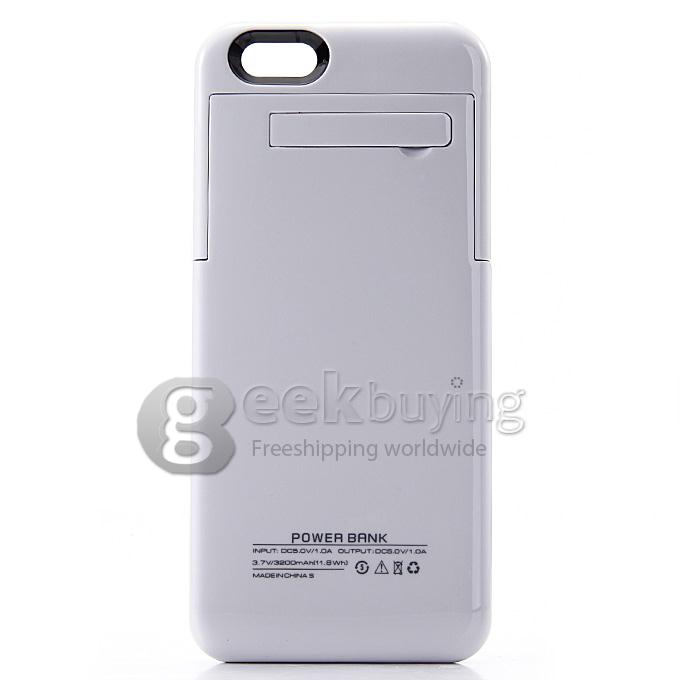 3200mAh Power Bank Case Charger Battery Stand Backup for iPhone 6