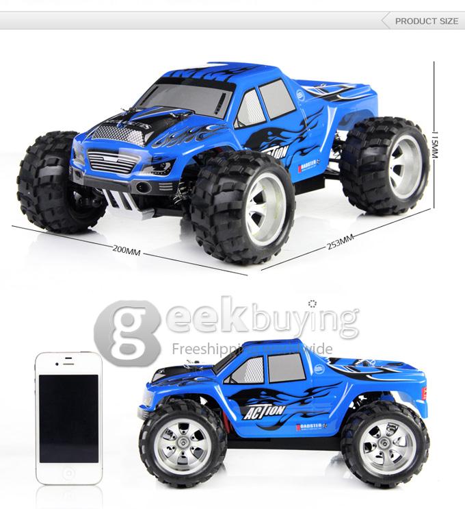 Wltoys A979 4WD High Speed Stunt Off-road RC Car with Transmitter